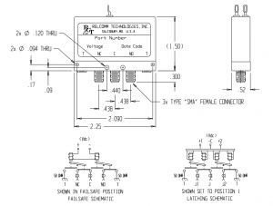 RWS-Series 2P2T Terminated Relay W/SMA Connectors - Relcomm ...